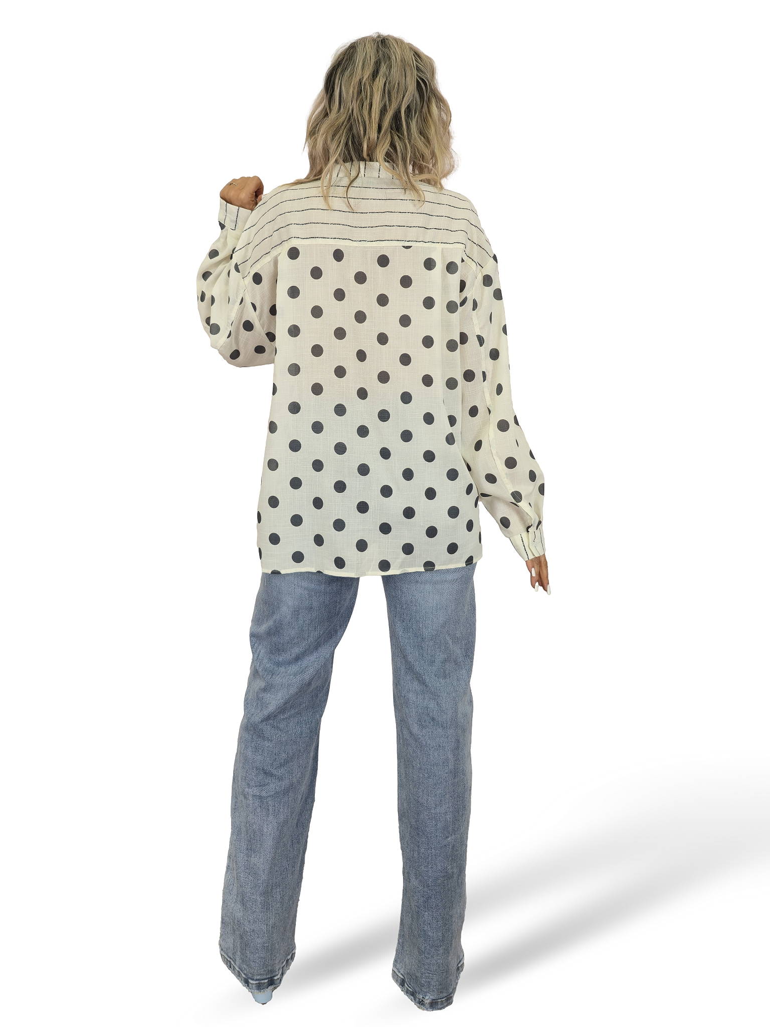 CAMISA RAYAS LUNARES JOT – Mi Marciana